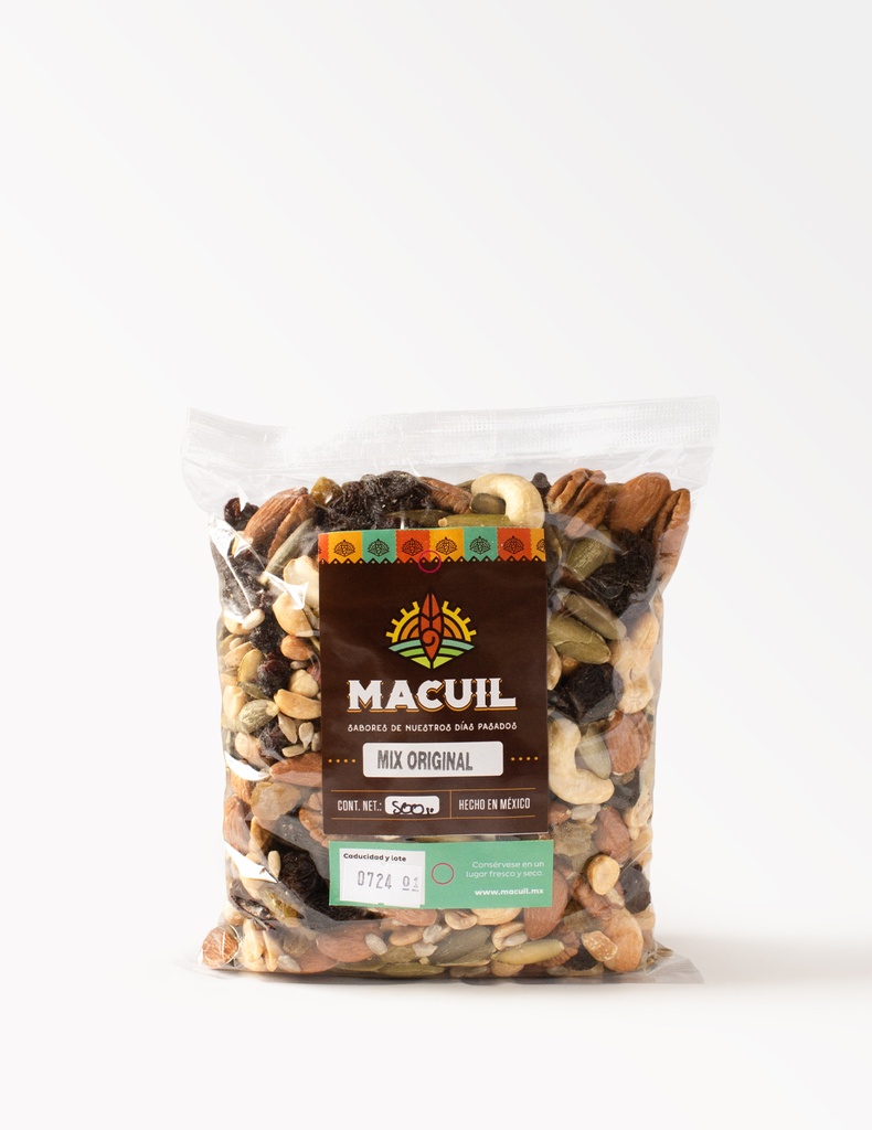 MIX DE FRUTOS SECOS 500 GRAMOS | MACUIL